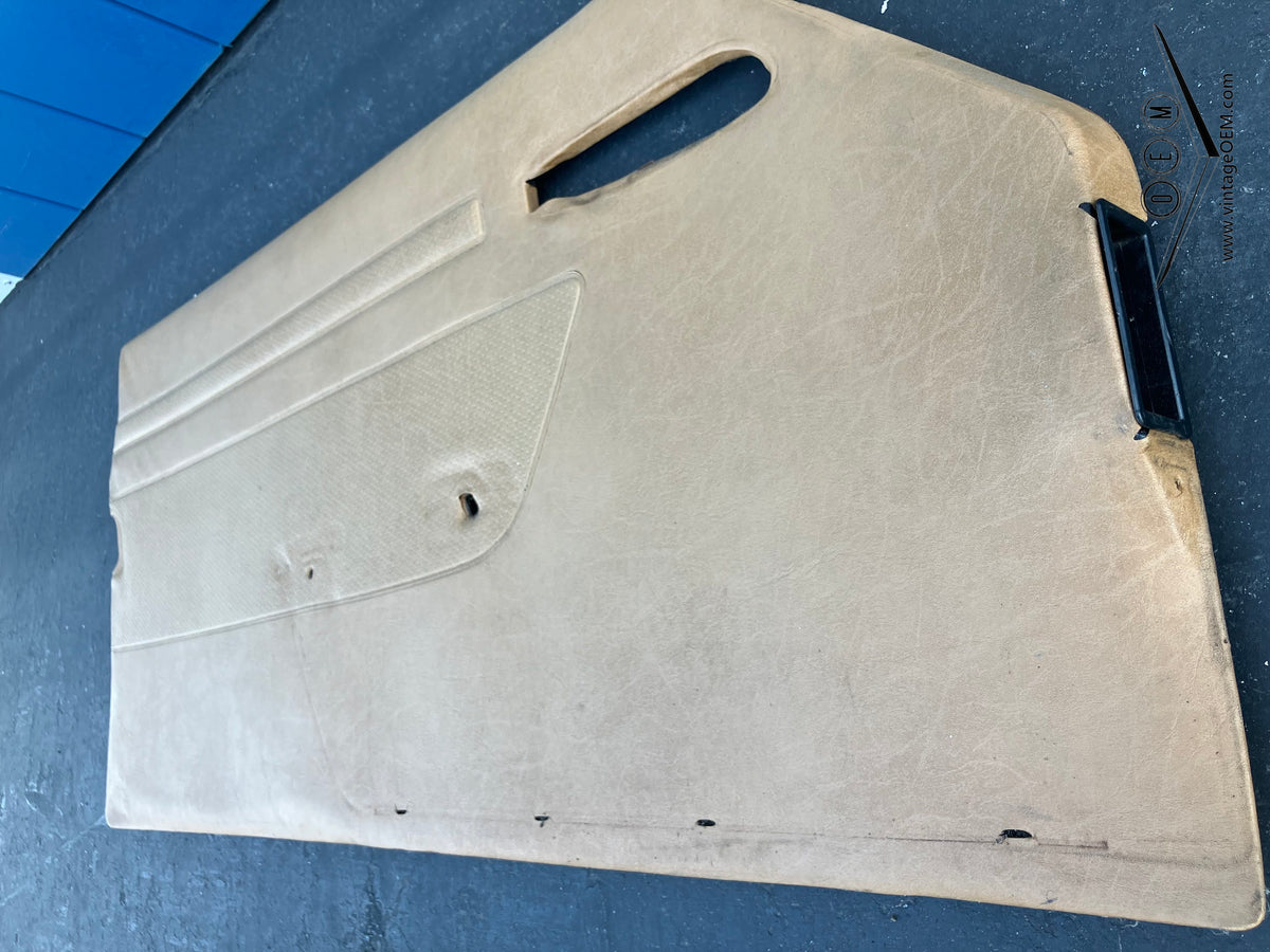 72-89 Mercedes Benz R107 front left door panel BLUE – Vintage OEM