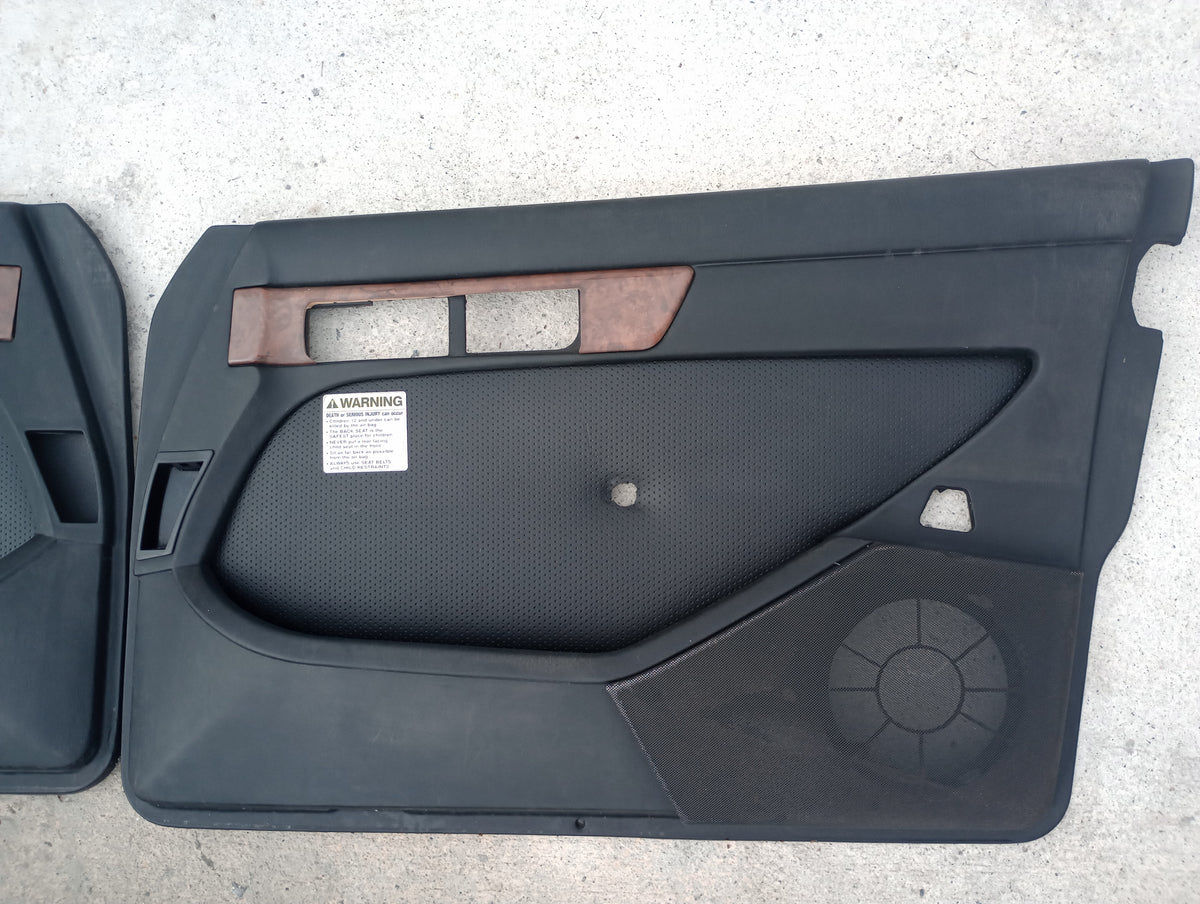79-91 Mercedes Benz W126 LWB door panels set of 4 mint Black – Vintage OEM